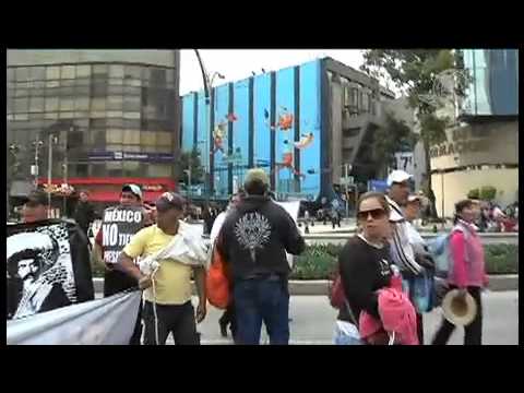 ´El Mosh´ reaparece en marcha de la CNTE - YouTube