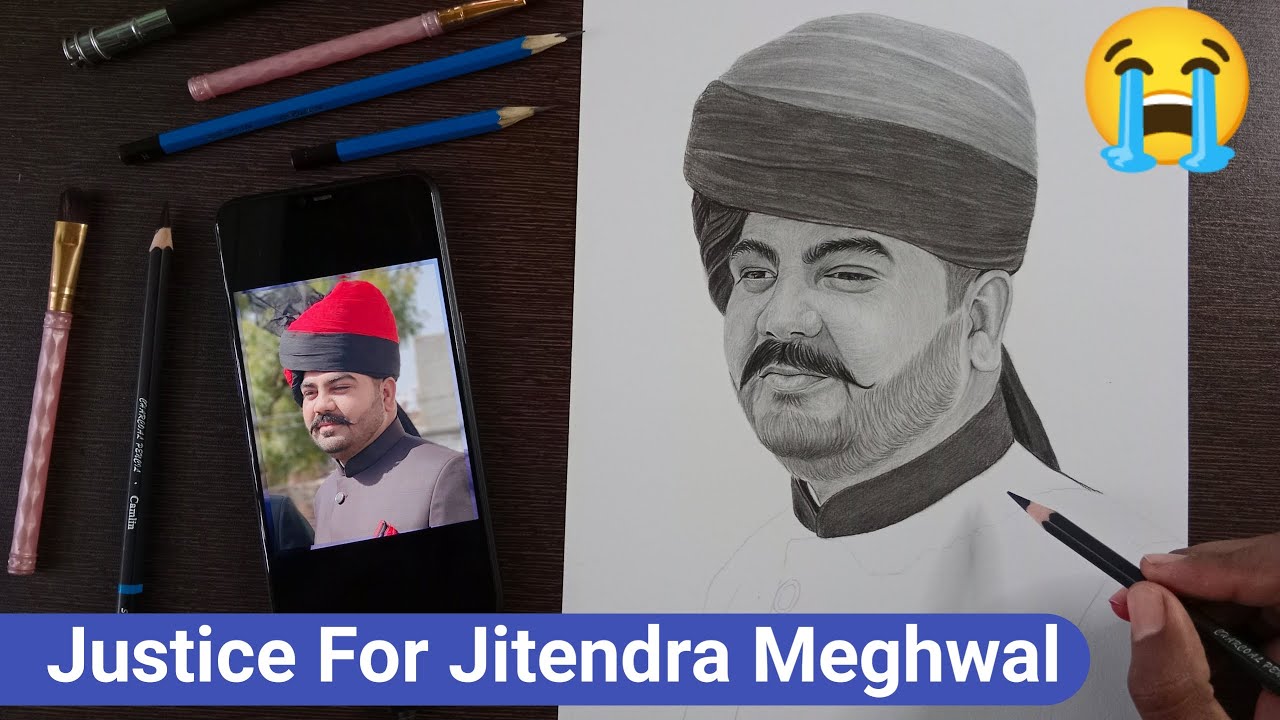 Justice For Jitendra Meghwal / DRAWING ️ / जितेंद्र मेघवाल भाई 😭 # ...