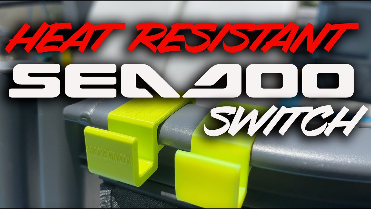 Heat resistant Seadoo switch clips - YouTube