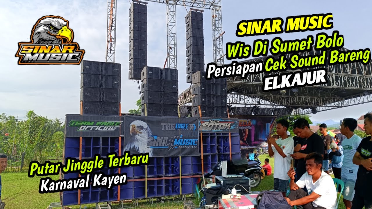 SINAR MUSIC Wis Di SOTOK Putar Jinggle Karnaval Kayen | Persiapan ...
