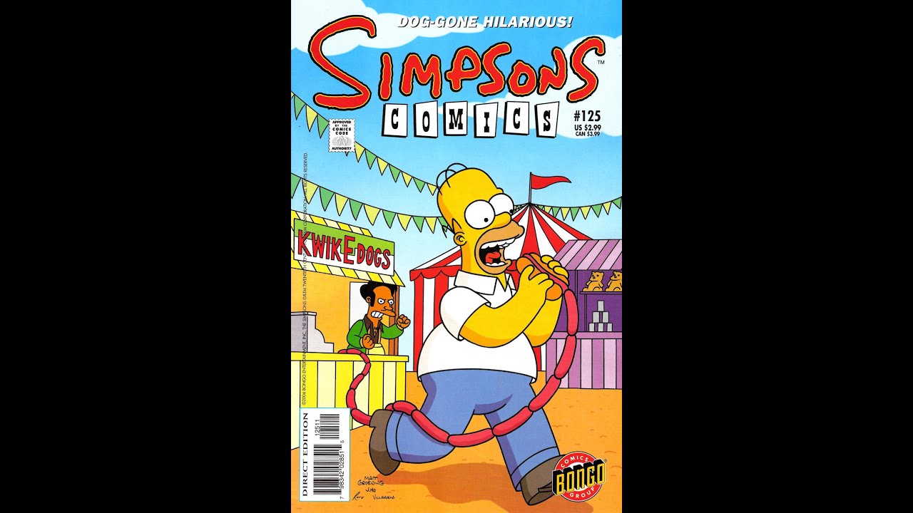 The Simpsons Comics 125 - YouTube