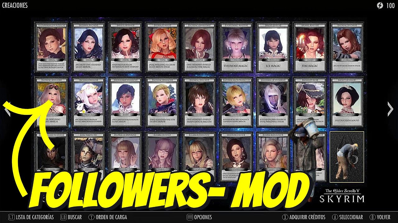 The Elder Scrolls V Skyrim: EL MEJOR MOD DE FOLLOWERS Guía Completa en ...