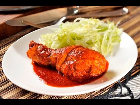 Pollo enchilado - Spicy Chicken Recipe - YouTube