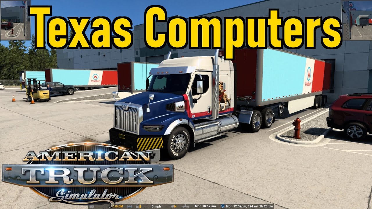 Computers - Lufkin, TX to Longview, TX - American Truck Simulator - YouTube