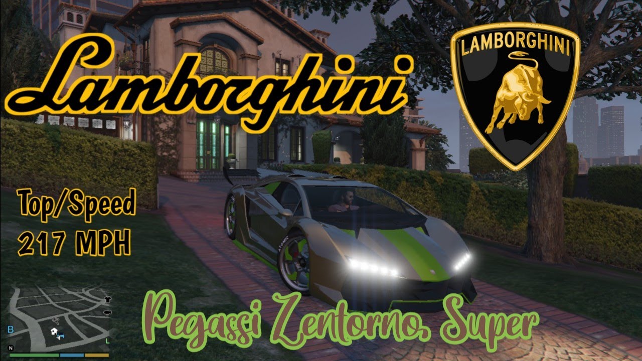 Lamborghini | Pegassi Zentorno, Super | MONTAGE | TOP SPEED 217 MPH ...