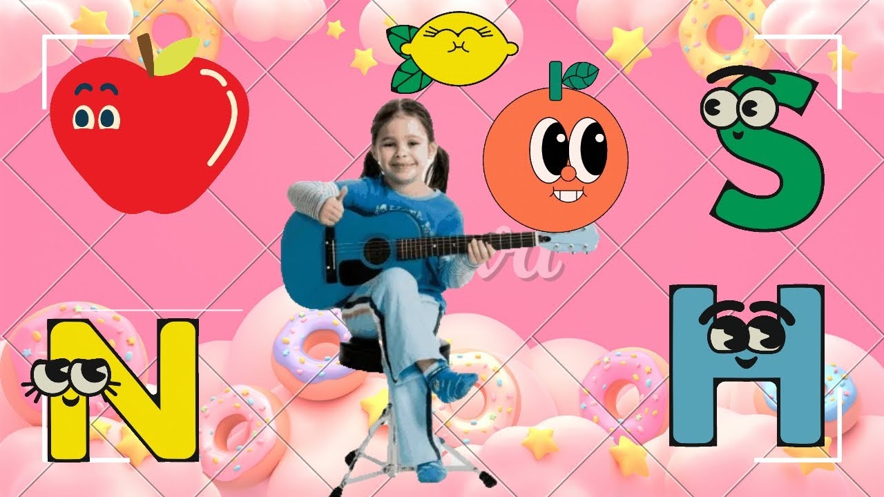 Letter come to life/ABC rhymes/Leaning alphabet from A to z with fruit ...