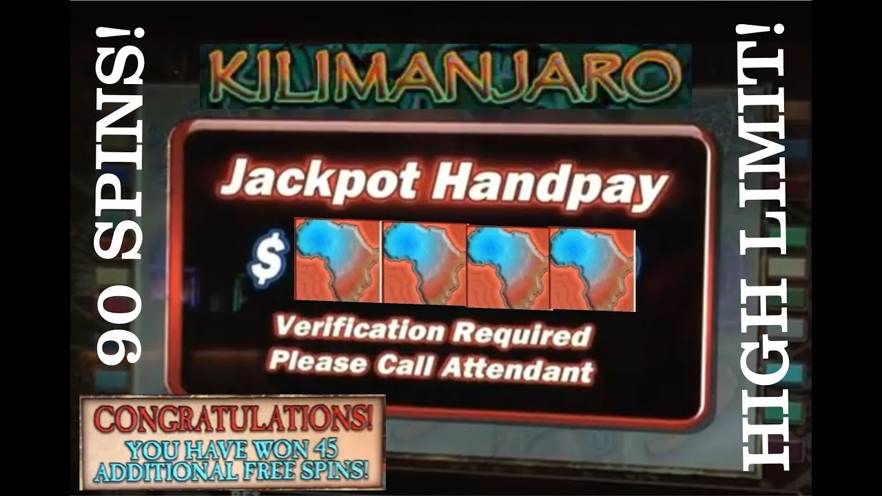 Kilimanjaro, High Limit Bonus/$40 Spins - 90 Spins! - YouTube