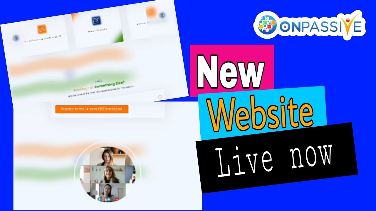 #Onpassive New Branded Website Live Now | Now you can watch Onpassive ...