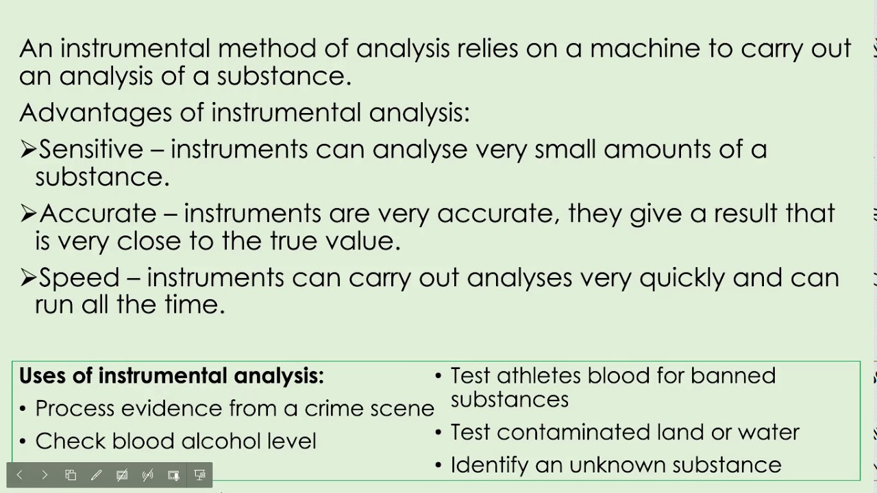 C4 2 4 Instrumental Methods of Analysis - YouTube