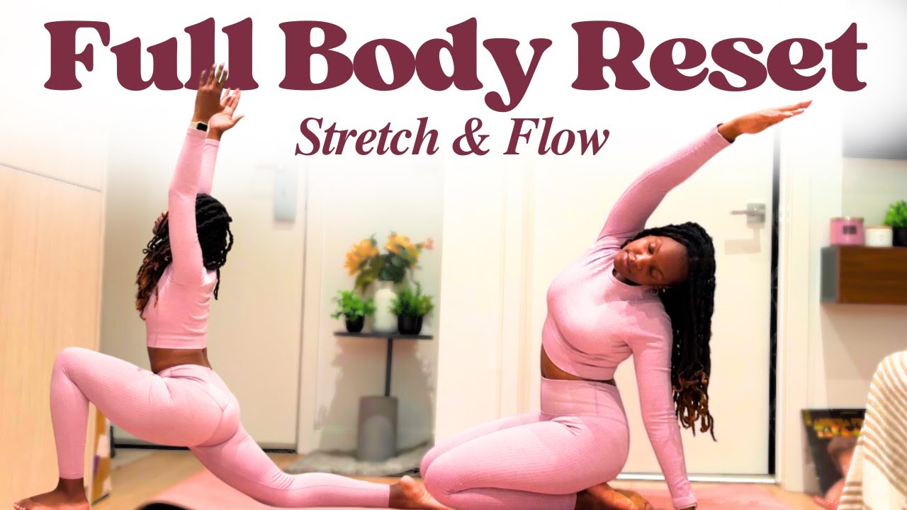 10 Min Yoga for a Full Body RESET | R&B Stretch & Flow - YouTube