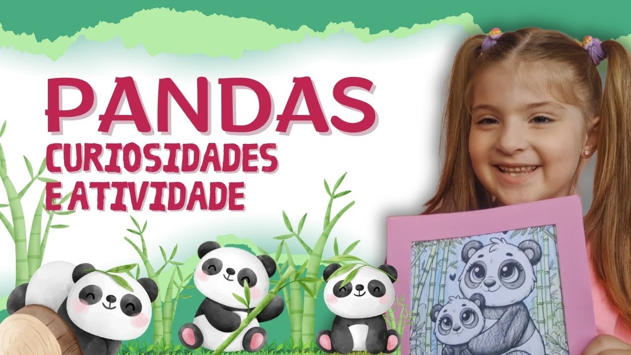 ANIMAIS FOFOS 2: CURIOSIDADES E QUADRINHO DIY DE PANDA! - YouTube