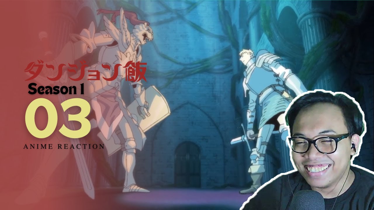 MAKANAN ZIRAH HIDUP - Dungeon Meshi EPISODE 3 REACTION INDONESIA - YouTube