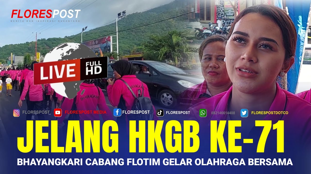 Jelang HKGB ke-71, Bhayangkari Cabang Flotim Gelar Olahraga Bersama ...