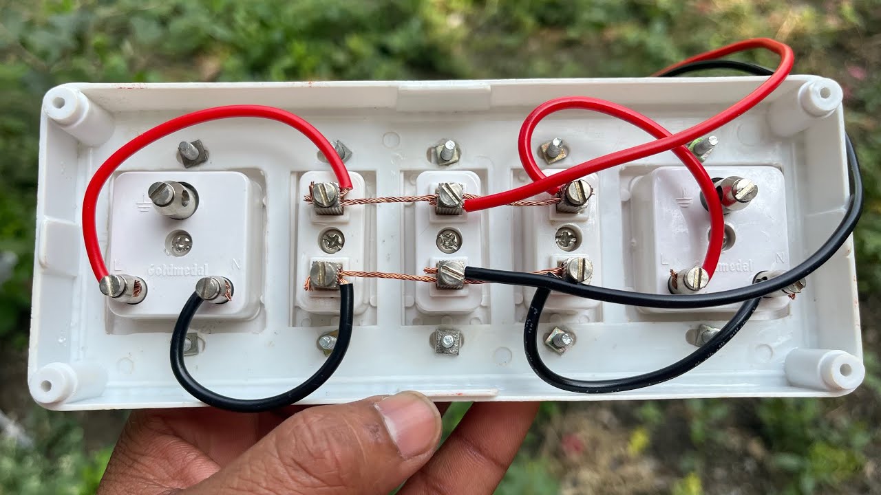 I fixed multiple sockets in single board for my work 😁| Multisocket ...