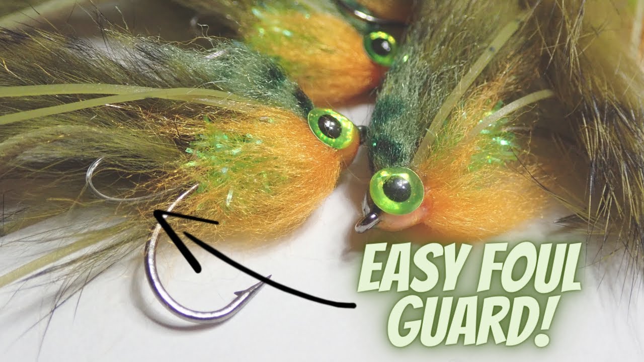 How To Make A Simple Foul Guard For Rabbit Strip Fly Patterns - YouTube