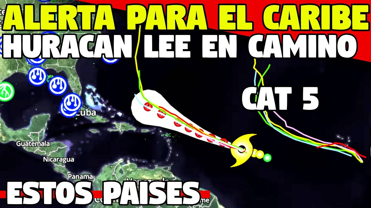 HURACAN LEE SE ADELANTA Y CAMBIA LA TRAYECTORIA - YouTube