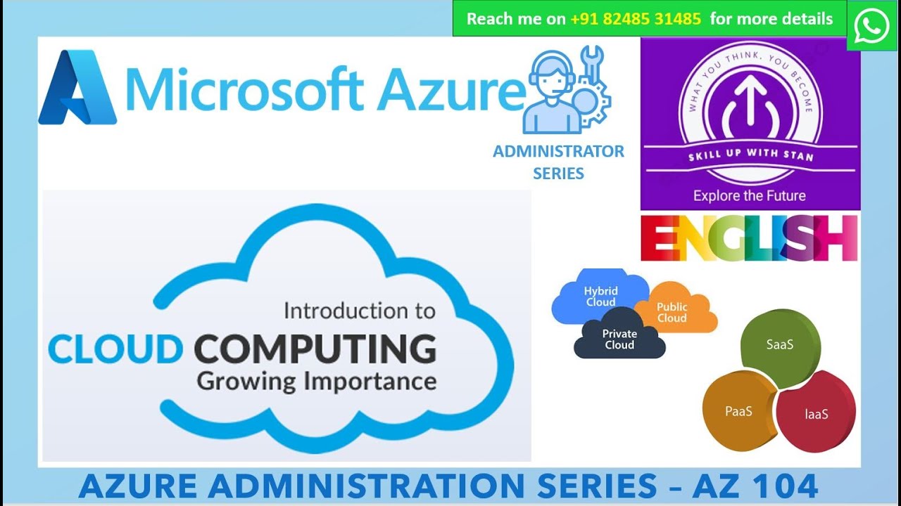 AZURE ADMIN SERIES - AZ 104 IN ENGLISH - INTRODUCTION TO CLOUD - YouTube