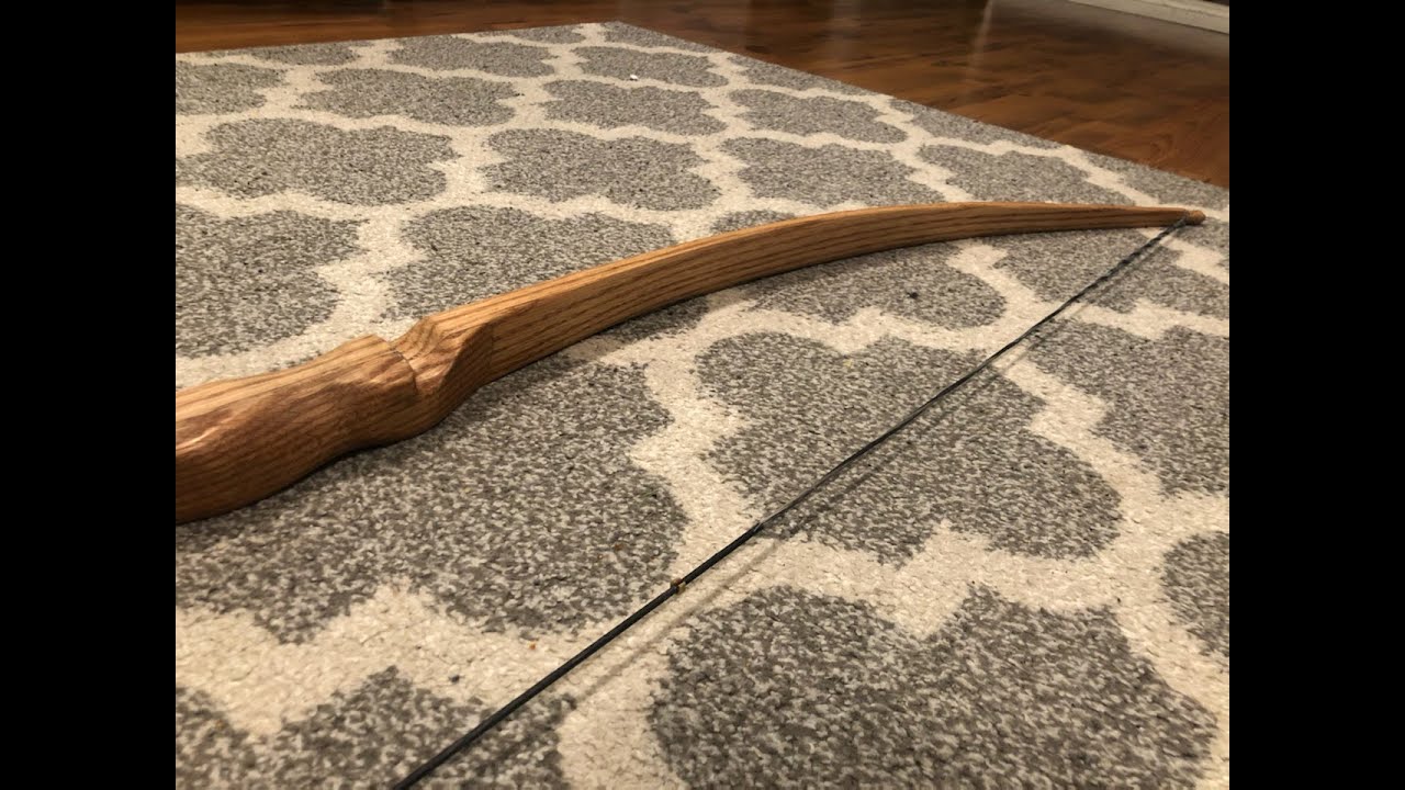 Red Oak Longbow - Making a Hunting Bow - YouTube
