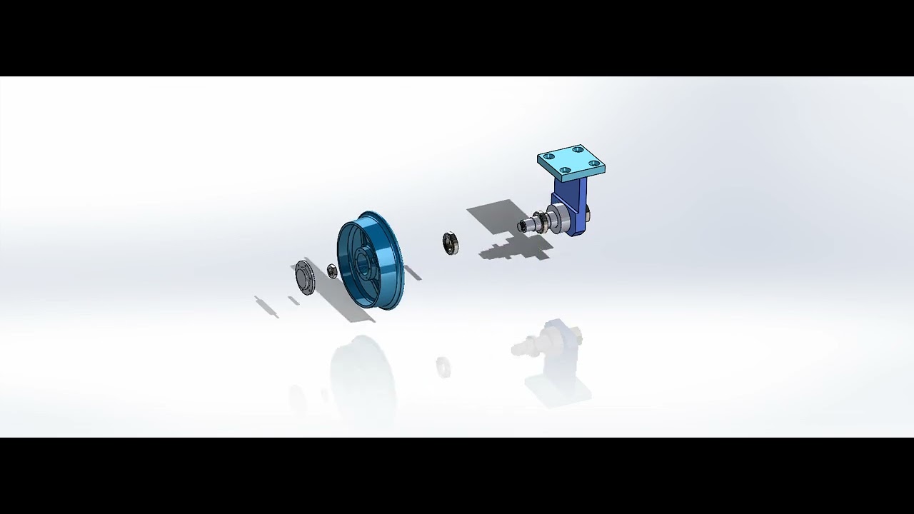 Explosionado ensamble Rueda loca - YouTube