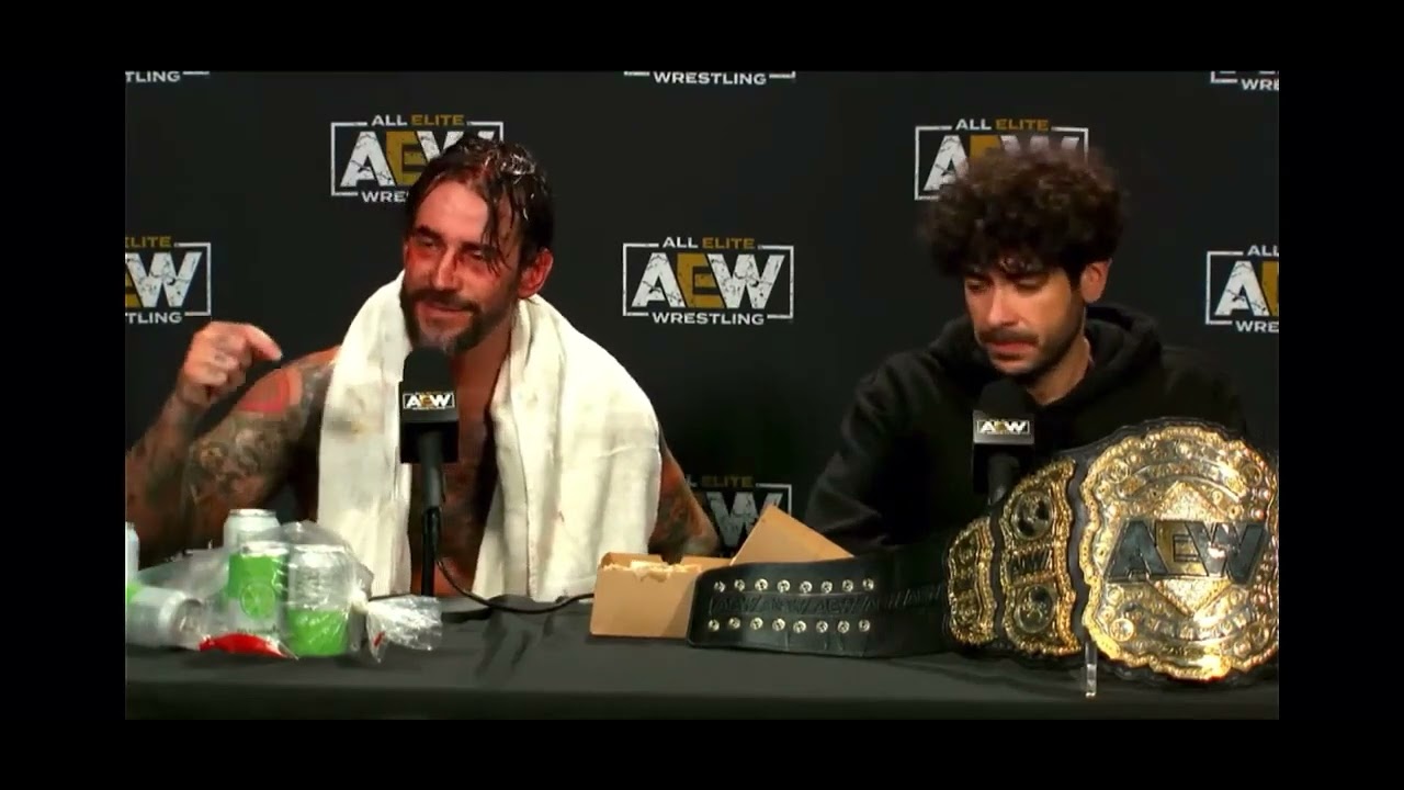 A year on from the greatest ever press conference as CM Punk loses it ...