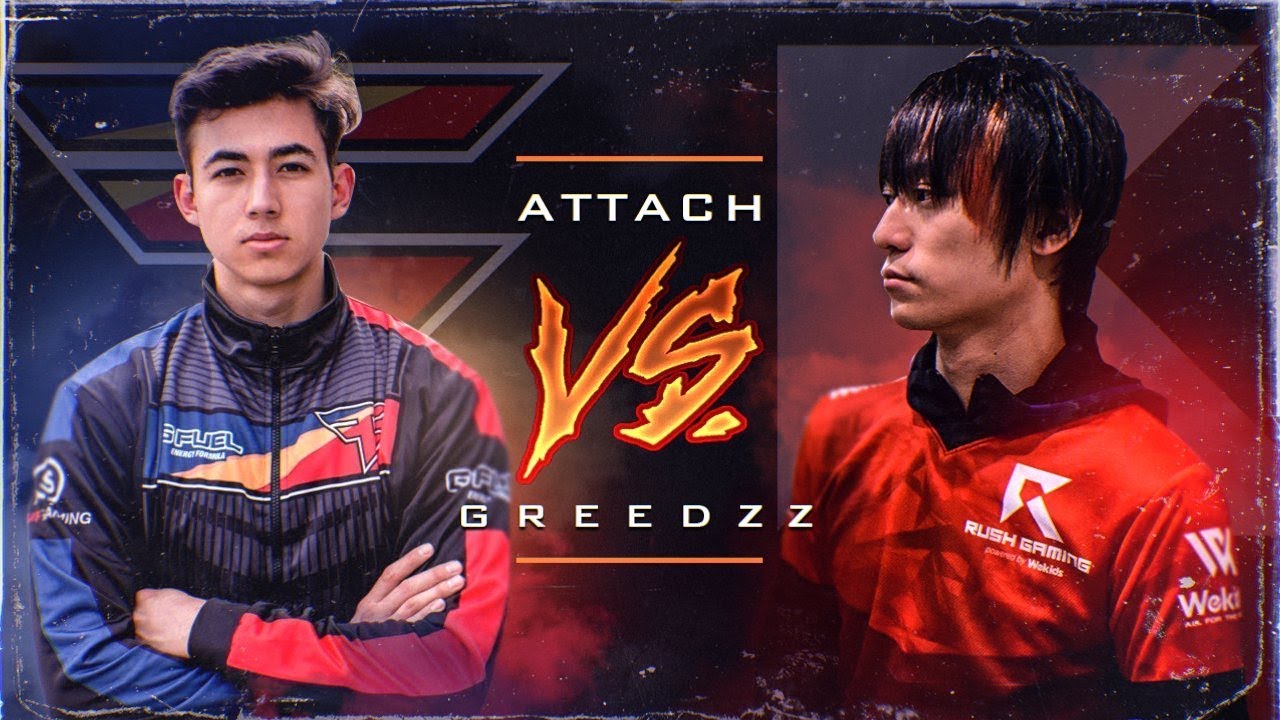 FAZE ATTACH vs RUSH GREEDZz! (JAPANESE PRO PLAYER) - YouTube