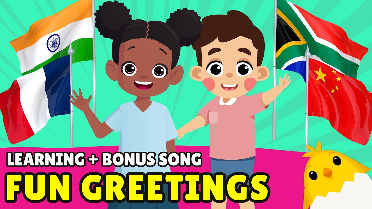 Fun Greetings! Say Hello in Different Languages | Fun Kids Video - YouTube