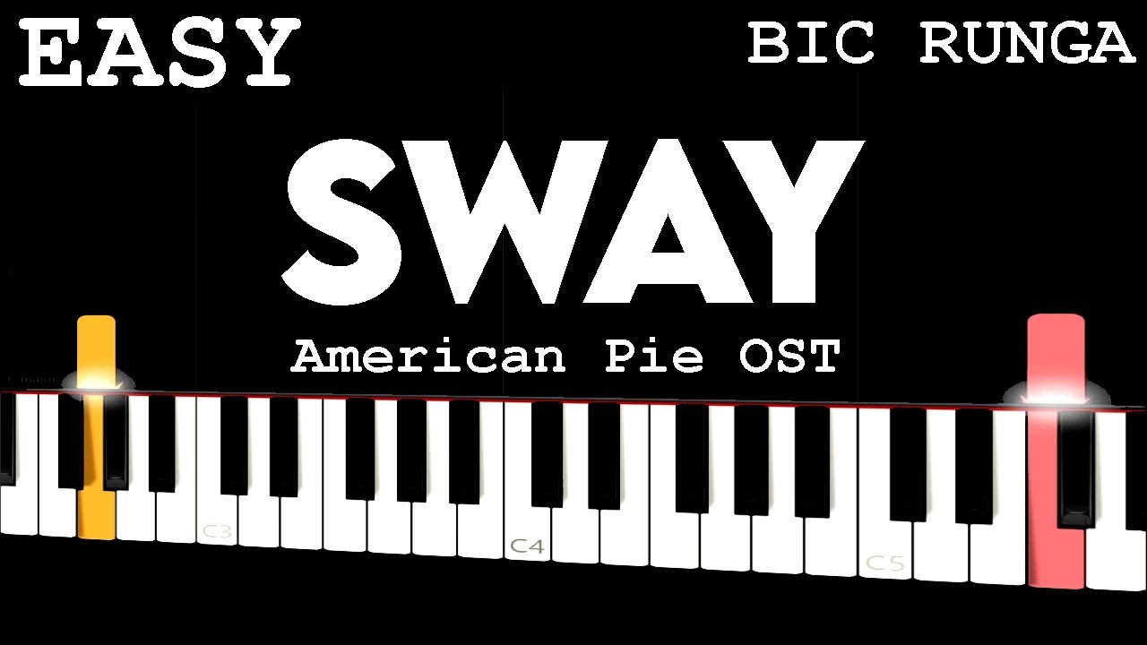 Sway - Bic Runga (Easy Piano Tutorial) - YouTube