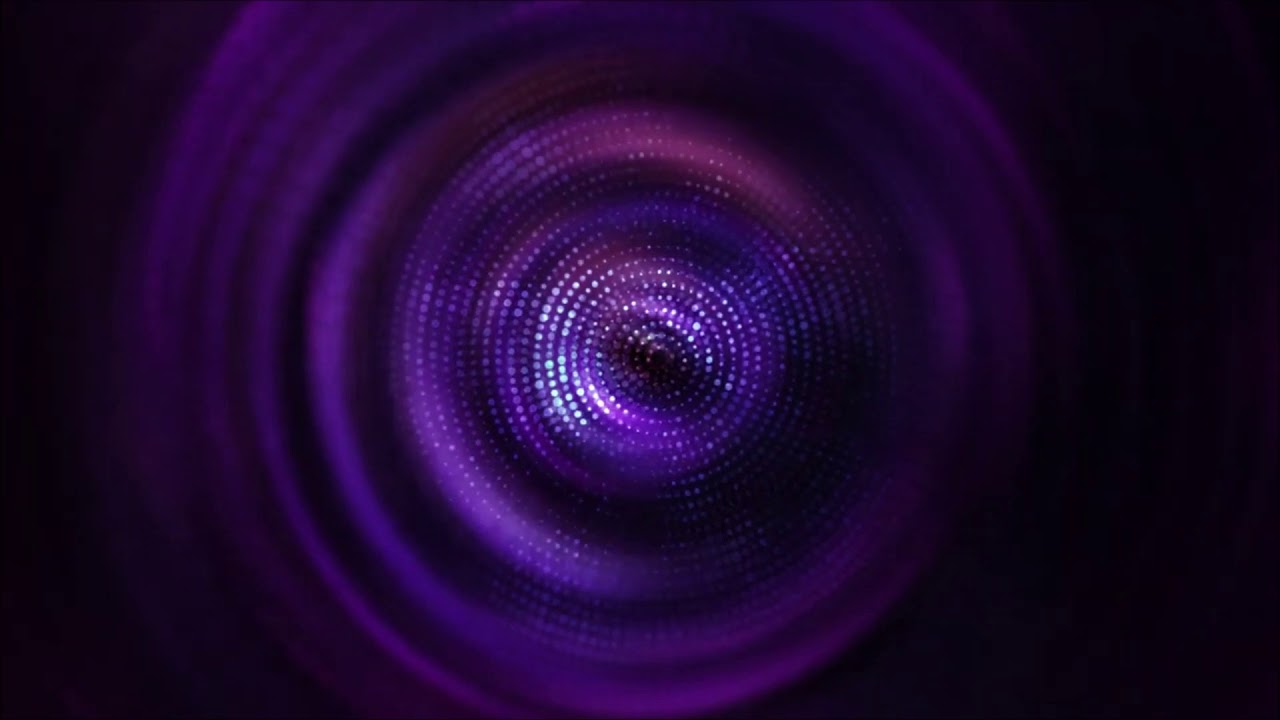 Purple Bokeh Particles forming a Circle | motics - Motion Backgrounds - YouTube
