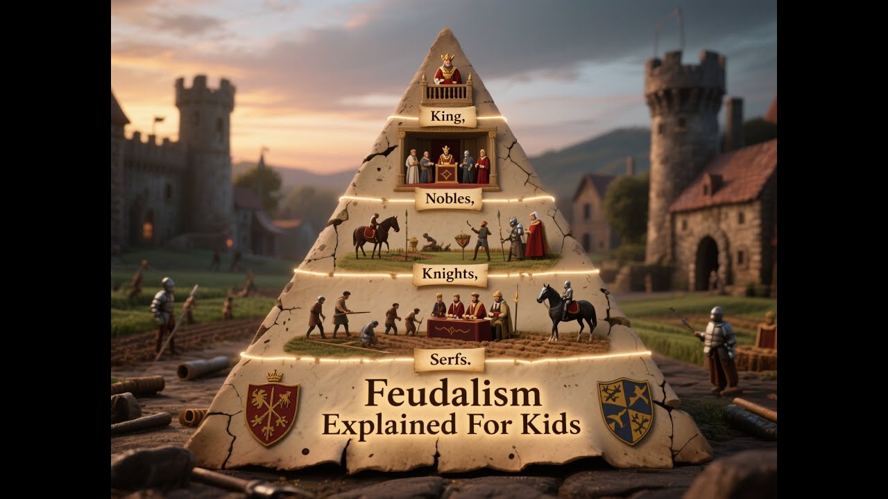 FEUDALISM EXPLAINED FOR KIDS | What Is Feudalism | Feudal System For ...
