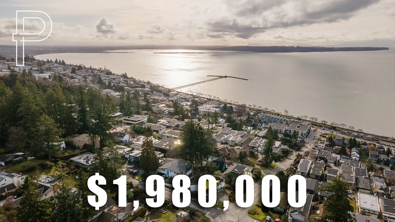 Sensational Panoramic View of Semiahmoo Bay and the Gulf Islands | 1352 ...