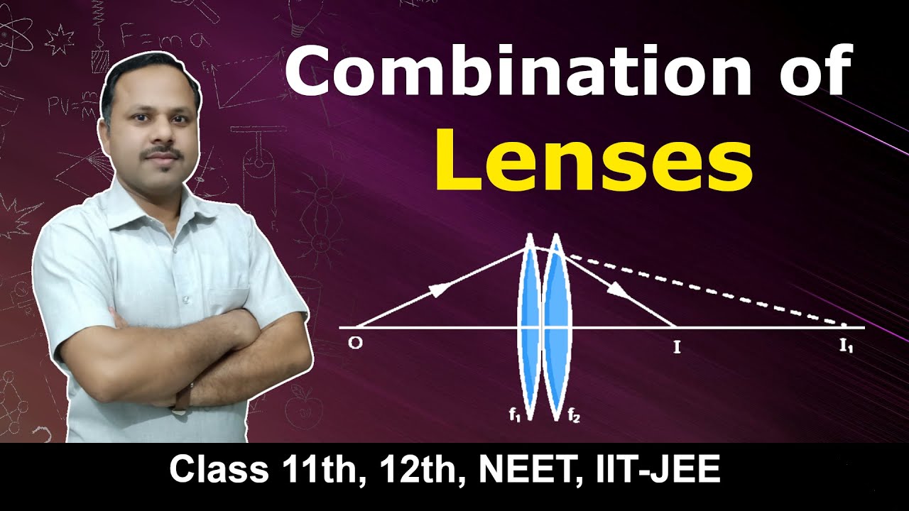 Combination of lenses | Ray Optics | 12th Physics #cbse - YouTube