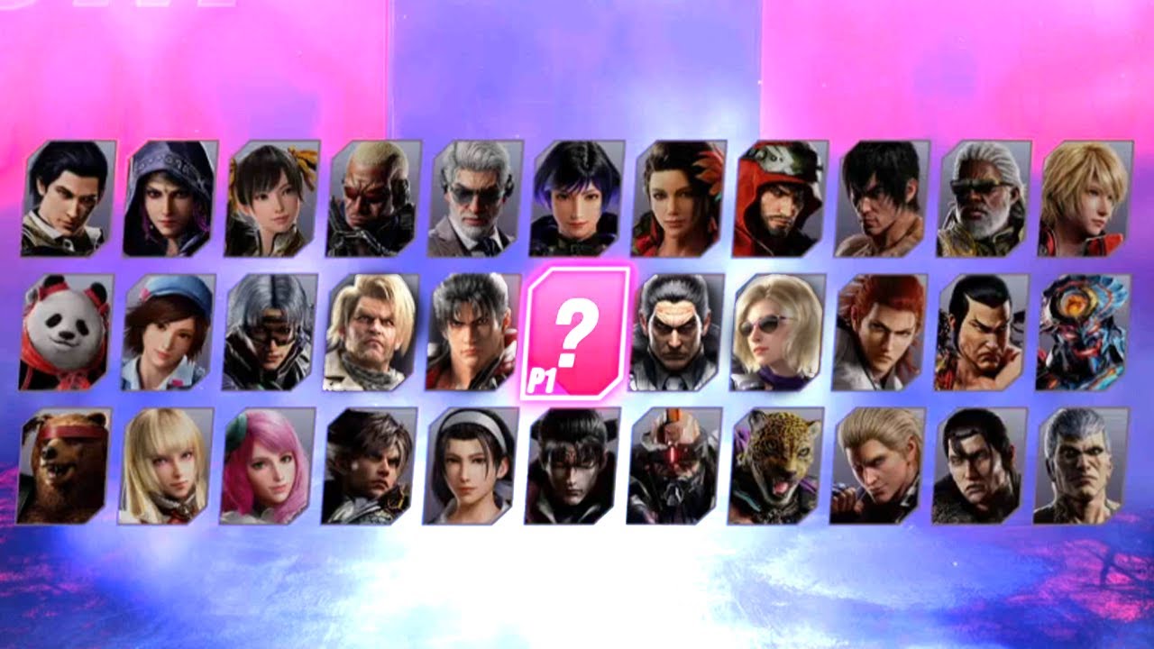 TEKKEN 8 CHARACTER SELECT - YouTube