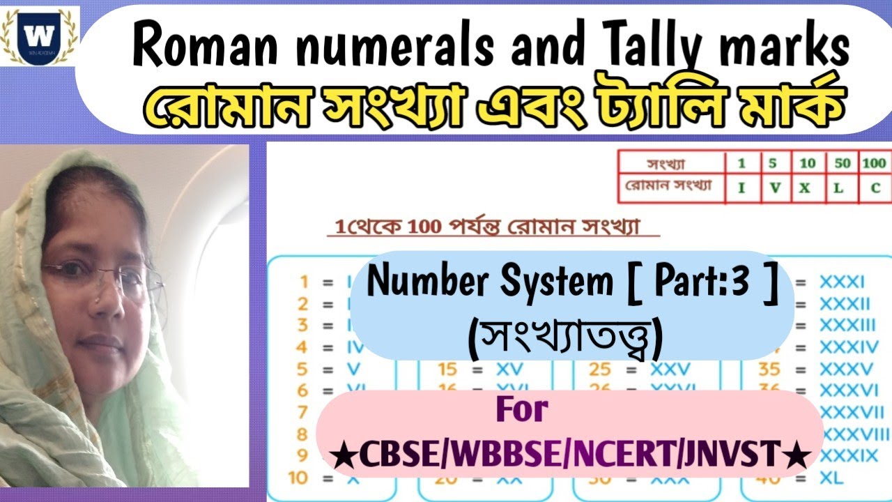 Number System(Part-3)/ Roman Numbers & Tally Marks(রোমান সংখ্যা এবং ...