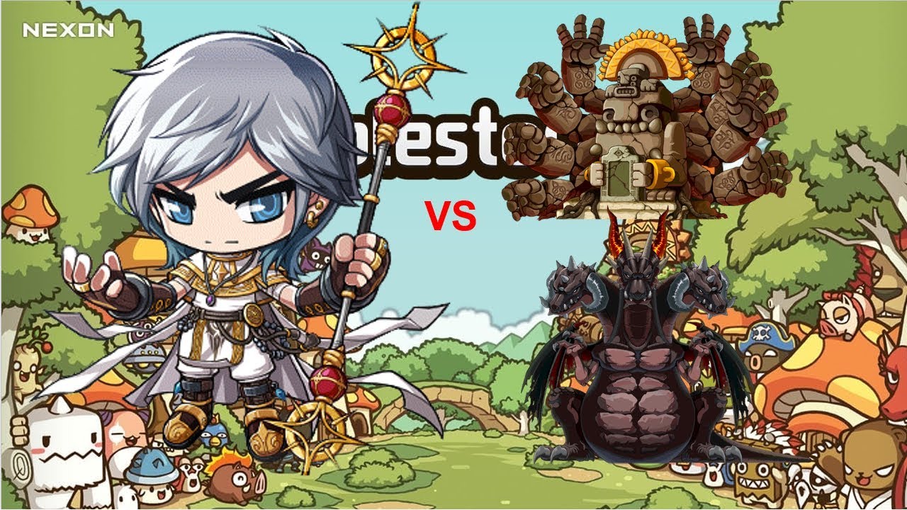 [MapleStory M - Korea ] Luminous VS Zakum + Horntail - YouTube