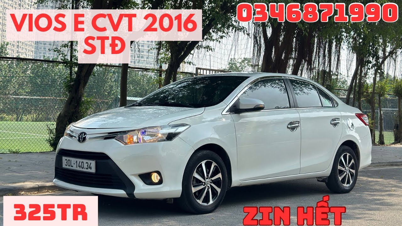 Vios E 2016 tư nhân chính chủ siêu phẩm zin đét máy zin từ dàn cò 325tr ...