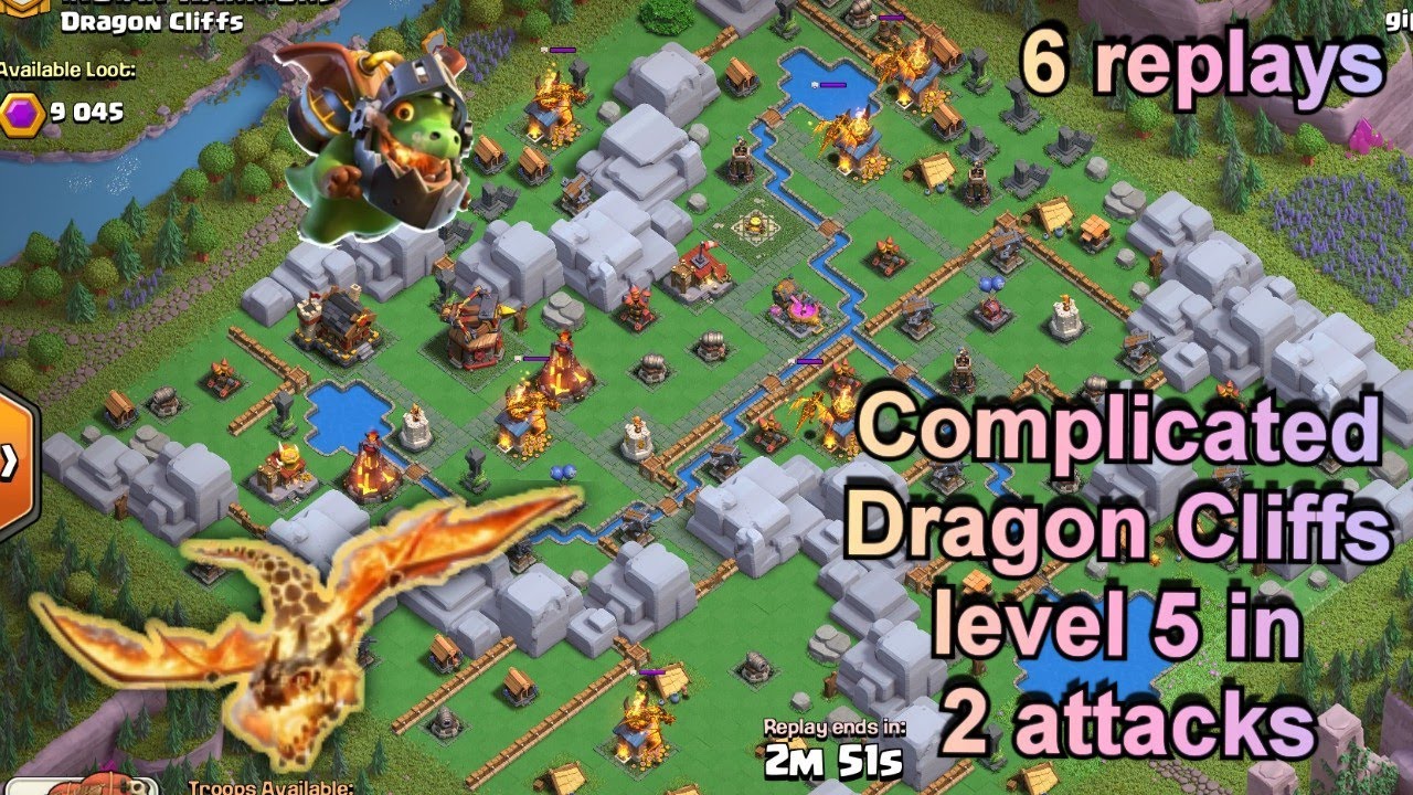 How to finish CRAZY Dragon Cliffs Bases in 2 ATTEMPTS🎉Huge Compilation ...