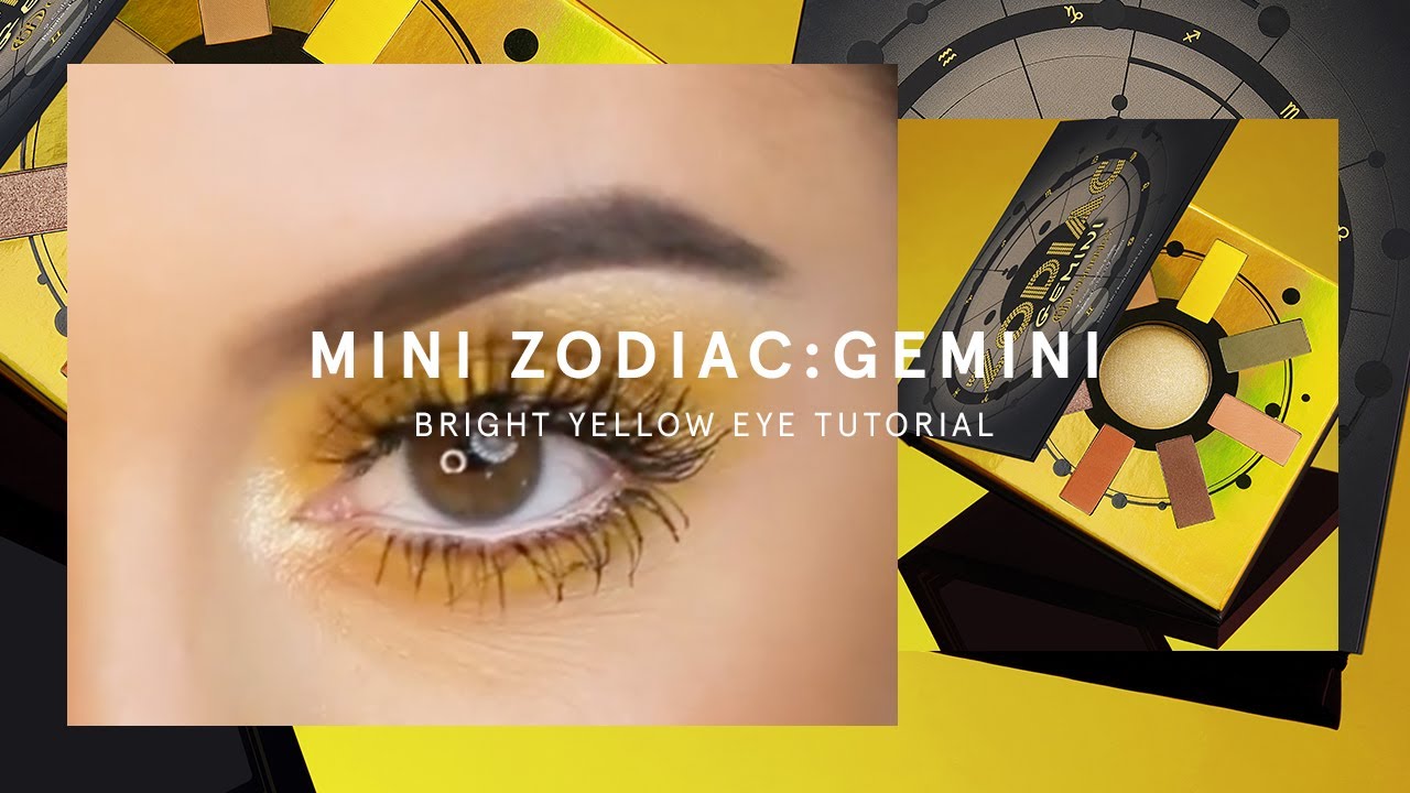 Mini Zodiac: Gemini | Bright Yellow Eye Tutorial - YouTube
