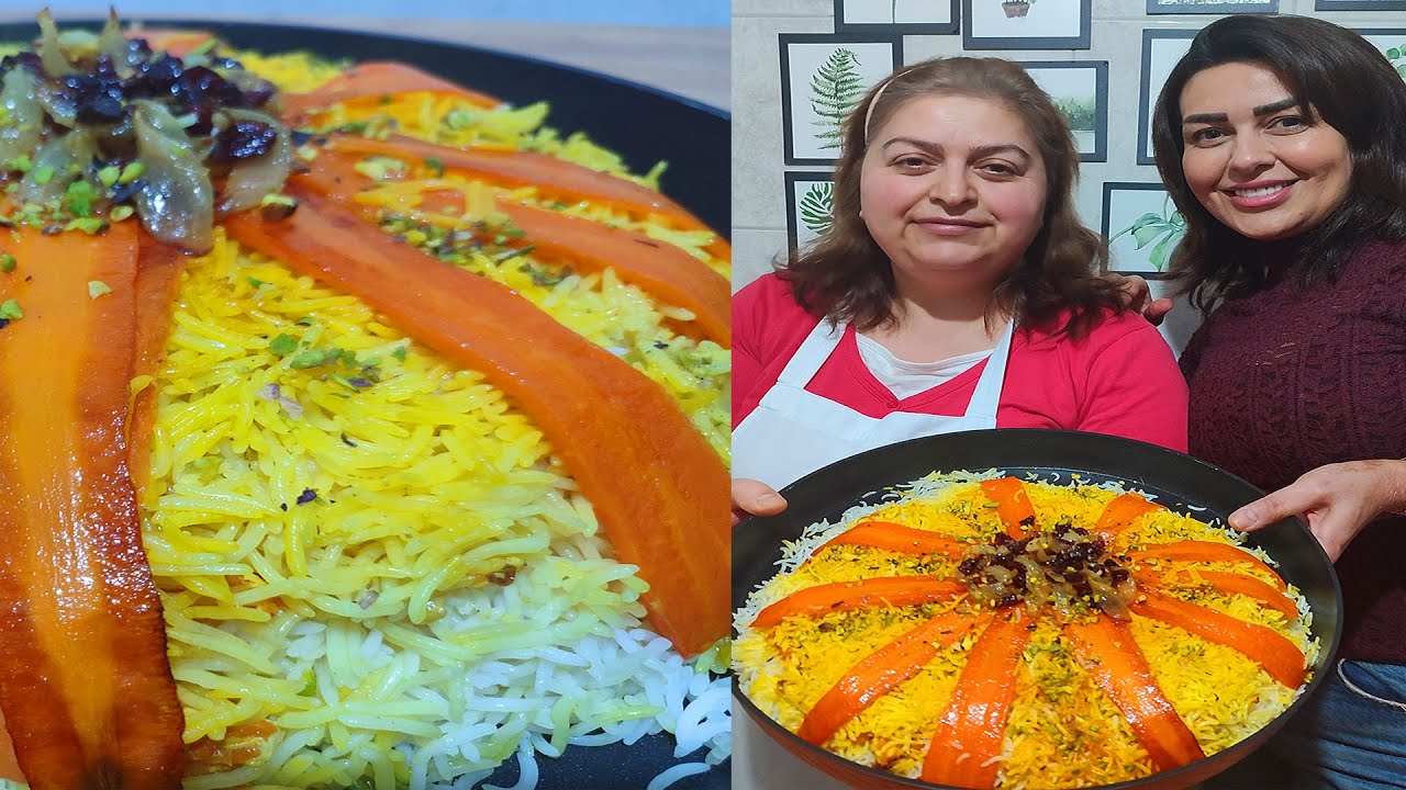 İRAN PİLAVI | IRANIAN ZERESHK POLO |RESİM TABLOSU GİBİ PİLAV YAPTIK # ...