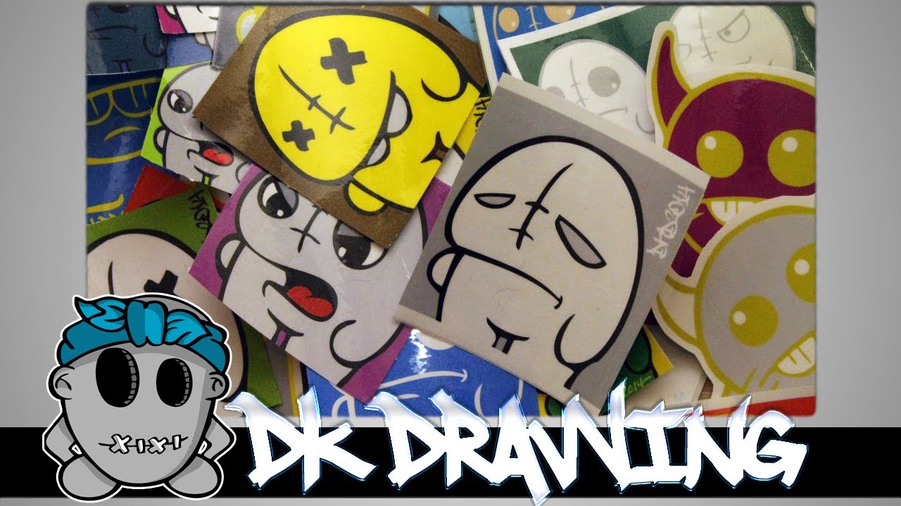 Graffiti Sticker Update #13 by DKDrawing - YouTube