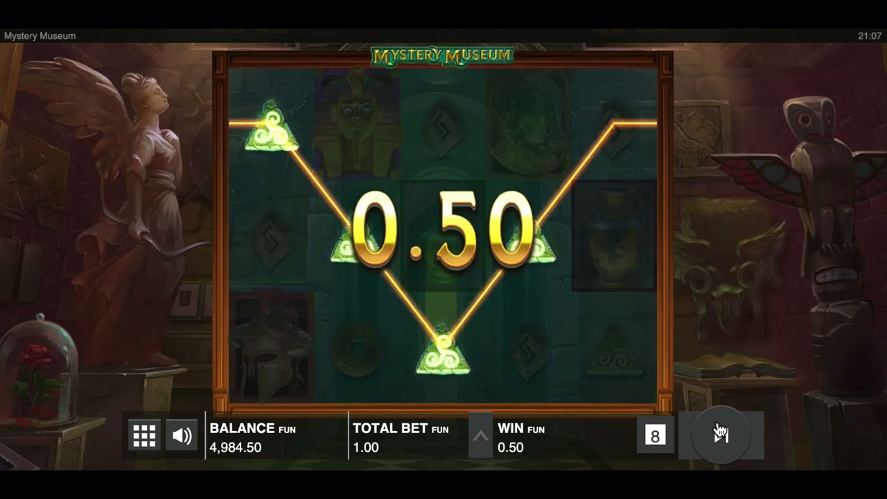 Mystery Museum slot machine by Push Gaming gameplay ★ SlotsUp - YouTube