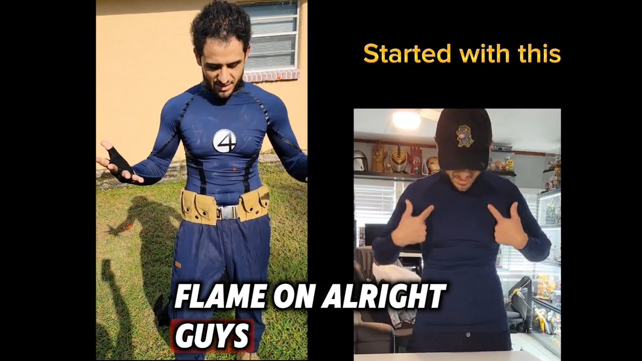 Johnny Storm 💙 Costume DIY From ️Deadpool and wolverine 💛 #cosplay # ...