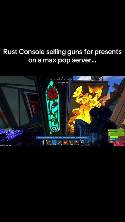 Rust Console when you sell guns for presents on a max pop server…#shortvideo #rust #rustconsole ...