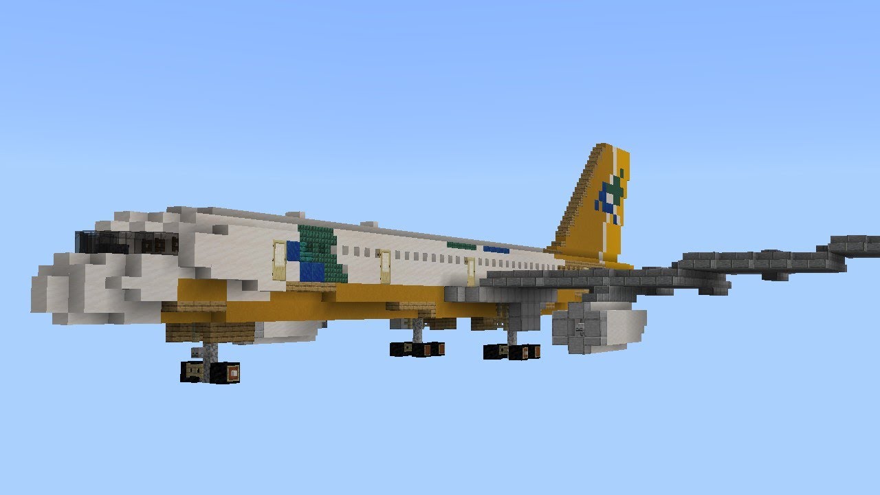 Minecraft Cebu Pacific Airbus A330 Airplane Tutorial. Full Interior ...