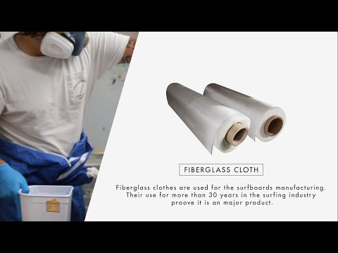 HOW TO USE - ️ Fiberglass cloth ️ for surfboard lamination - YouTube