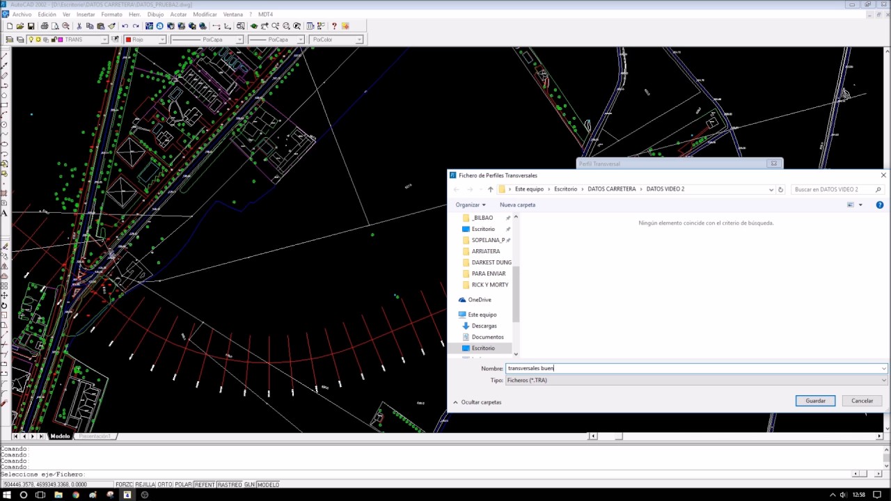 CREACION VIAL 2 | CREACION CARRETERA AUTOCAD MDT ESPAÑOL | TOPOGRAFIA ...