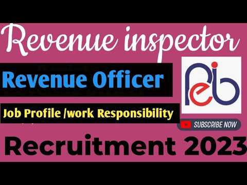 Revenue Officer Nagar Nigam job responsibilities| Revenue inspector ...