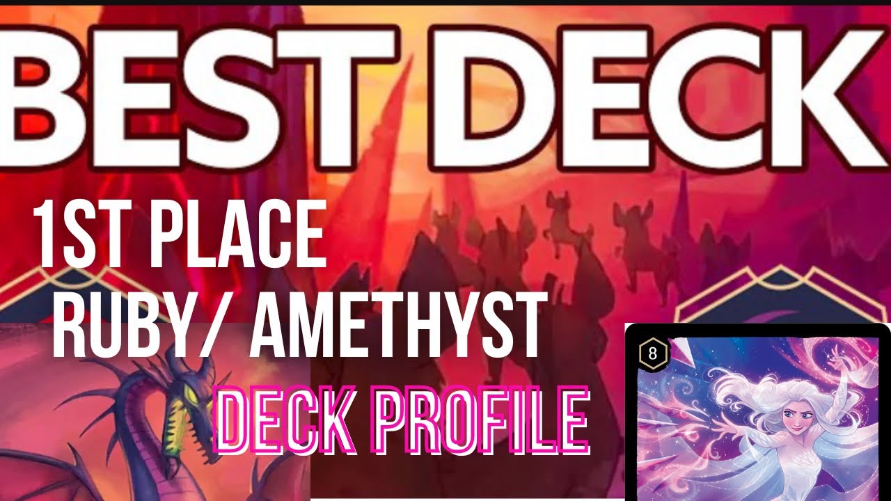 LORCANA Nintendo Swtich Tournament : 1st place Ruby Amethyst control ...