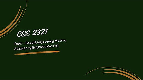 CSE 2321(Final Term) - YouTube