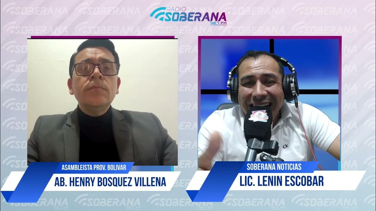 Coyuntura Política/Actividades Legislativas a Ab. Henry Bosquez Villena, Asambleista Prov ...