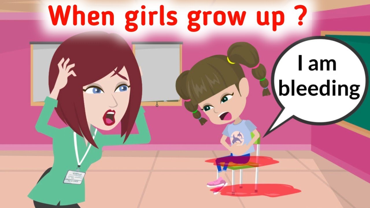 When girls grow up | English story | Animated stories | Learn English ...